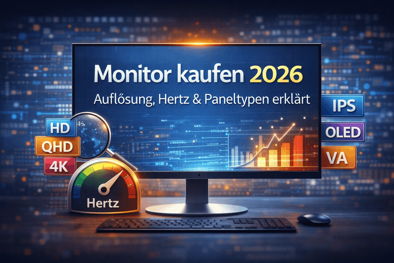 Monitor kaufen 2026: Auflösung, Hertz & Paneltypen erklärt